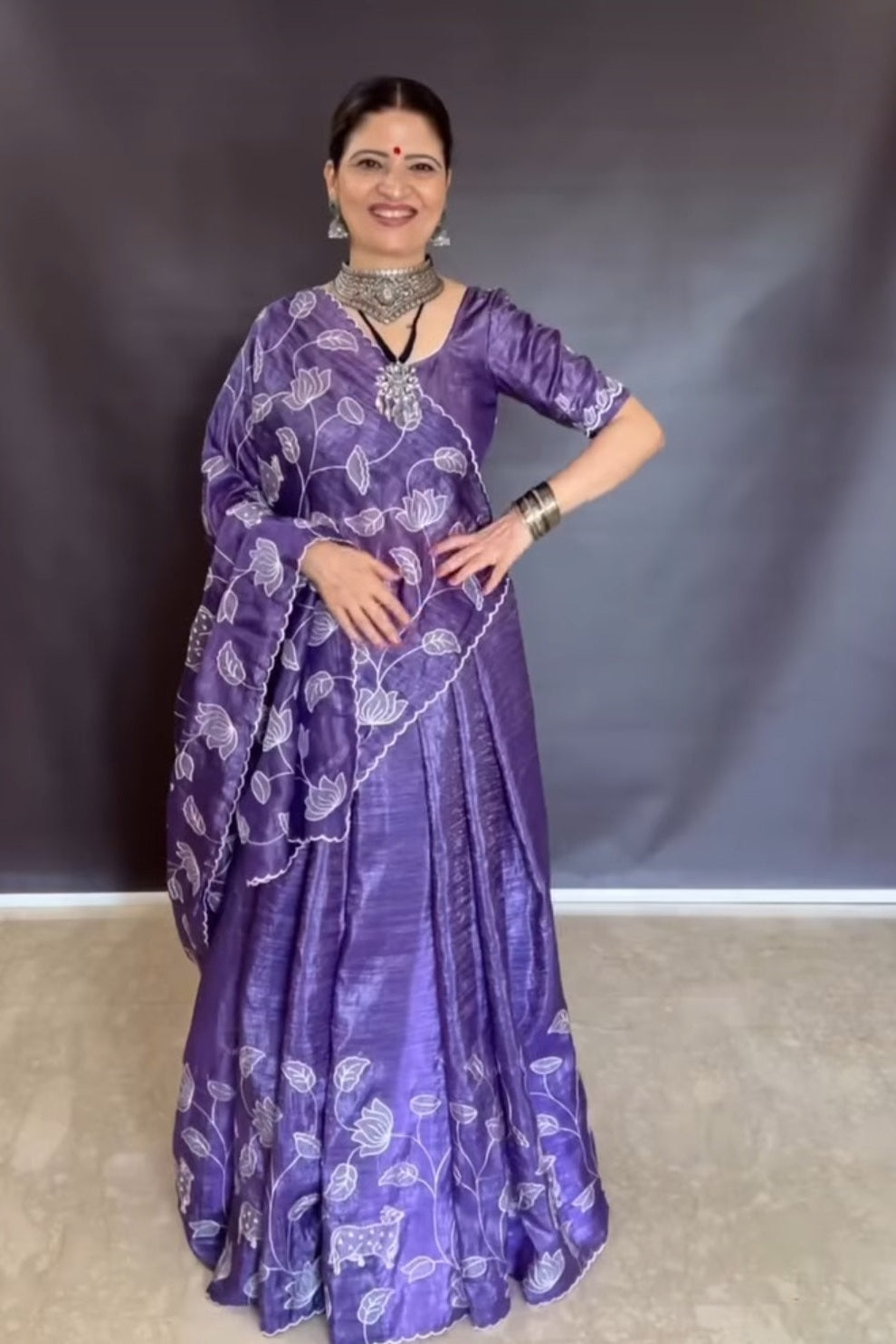 Heena Gehani Pichwai Saree – KOONJITHA